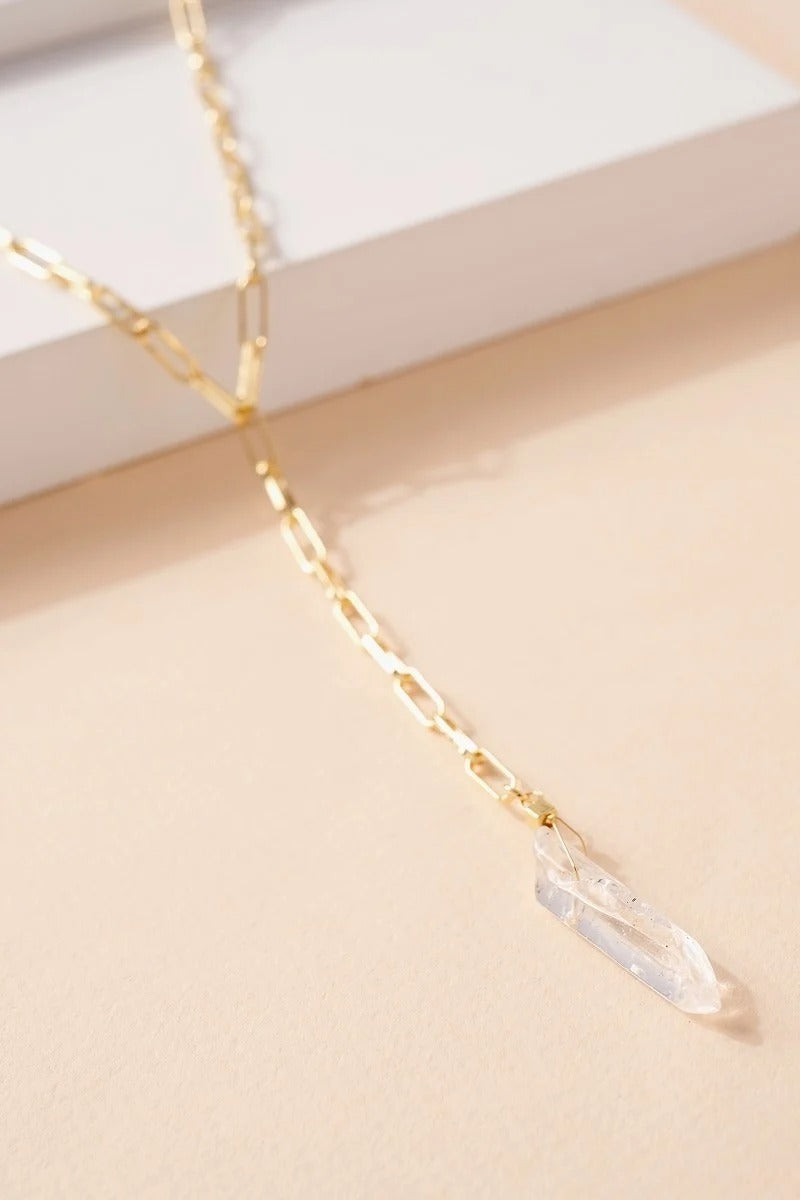 Y Shaped Chain Necklace – Moth Hole Consignment Boutique